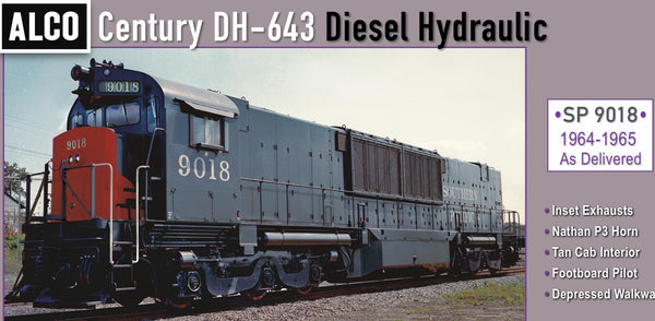 Alco DH-643 Southern Pacific #9018 As Delivered – Division Point