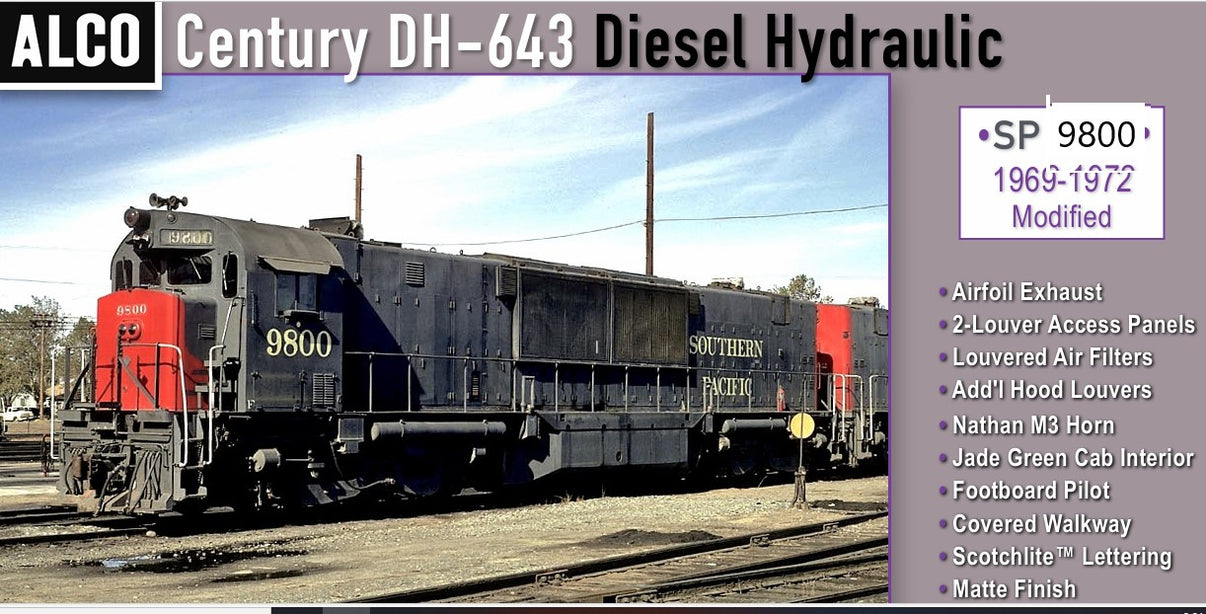 Alco DH-643 Southern Pacific #9800 – Division Point