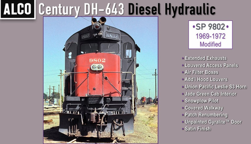 Alco DH-643 Southern Pacific #9802 – Division Point