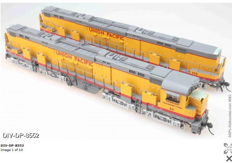 Union Pacific C855 A and B set – Division Point